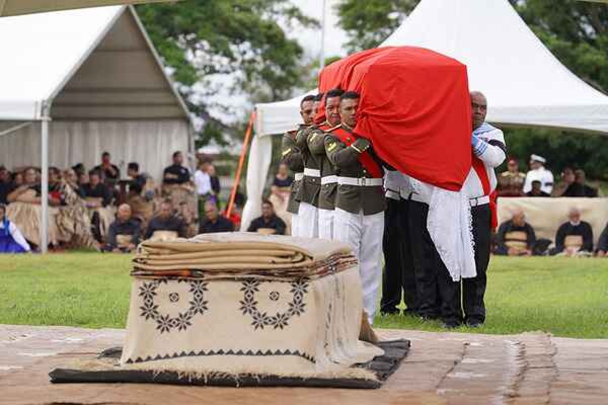 Late HRH Princess Mele Siu’ilikutapu laid to rest at Mala’e Kula Royal Tomb